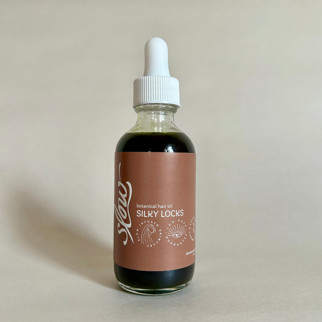 SILKY LOCKS | botanical hair oil – Slow